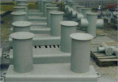 China ODM Marine Steel Welding Mooring Double Bitt Bollard for sale