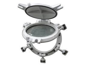 China Watertight Portlight Marine Side Scuttles With Storm Cover for sale