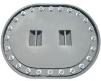 China Round Angle Marine Hatch Cover Type C Marine Manhole Cover for sale