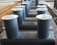 China Cast Iron Mooring Components 26mm Sheaves Mooring Bollards for sale