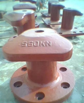 China 200T Cast Steel Mooring Components Tree Head Marine Bollard for sale