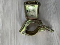China 48mm Diameter Cast Iron Corrosion Resistant Pipe Clamp Swivel Coupler for Scaffolding for sale