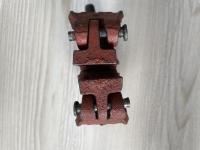 China 48mm Diameter Cast Iron Corrosion Resistant Pipe Clamp Swivel Coupler for Scaffolding for sale