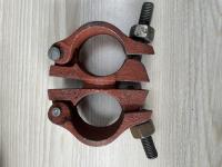 China 48mm Diameter Cast Iron Corrosion Resistant Pipe Clamp Swivel Coupler for Scaffolding for sale