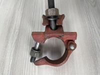 China 48mm Diameter Cast Iron Corrosion Resistant Pipe Clamp Swivel Coupler for Scaffolding for sale
