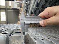 China Galvanized Steel Scaffolding Plank Springboard Corrosion Resistant Customizable Size for sale