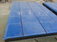 China UHMW PE Sliding Rubber Marine Boat Fenders Impingement Plate For Harbour for sale