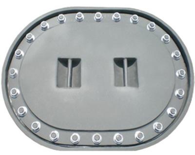 China 800mm Marine Hatch Cover Watertight Oval Flat Manhole Hatch Cover for sale