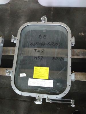 China Opening Type Cabin Rectangular Marine Windows With Round Angle for sale
