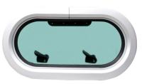 China Oval Shape Aluminum Porthole Windows for Boat & Yacht for sale