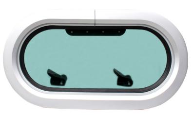 China Oval Shape Aluminum Porthole Windows for Boat & Yacht for sale