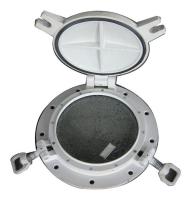 China Aluminum Steel Marine Shutters A60 Fireproof Side Hinged Circle Windows for sale