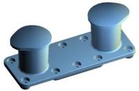 China 500 Tons Carbon Steel Marine Fairlead Chocks Bollards for sale