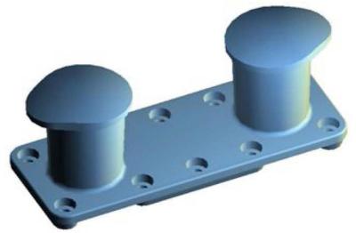 China 500 Tons Carbon Steel Marine Fairlead Chocks Bollards for sale