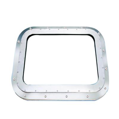 China Fixed Hinged Bolted and Welded Type Aluminum Marine A60 Fireproof Windows for sale