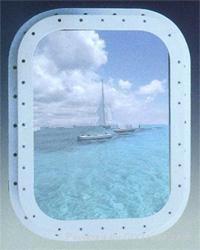 China Steel A60 Windows , Fireproof Marine Rectangular Windows, Customized Sizes for sale