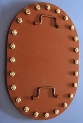 China Type B Oval Water Proof Marine Steel And Stainless Steel Manhole Covers For Ships for sale