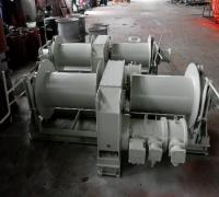 China Electric Anchor Winch Marine Deck Equipment with Double Drum Mooring Winch Designed for Handling of Loads Ranging from 30KN to 400KN for sale