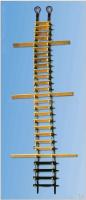 China Wood Rubber Material Marine Pilot Rope Ladder Boarding Ladders for Boats for sale