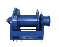 China High Speed Lifting Marine Cable Winch and Rope Guider with 500 Tons SWL and Low-amp Permanent Magnet Motor for sale