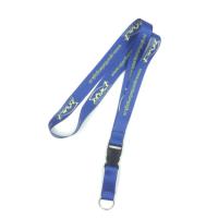 China Custom Dye Sublimation Polyester Lanyard 20mm Width with Key Ring and Buckle for Company Branding for sale