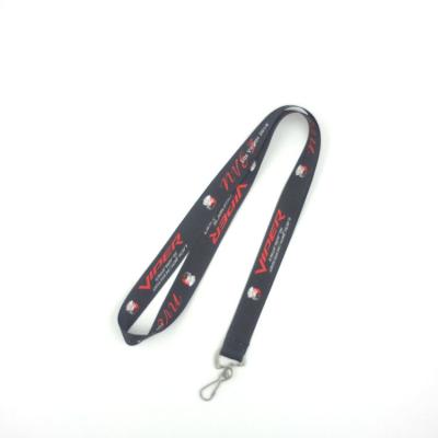 China Custom Printed Polyester Lanyard with Metal Safety Hook 20mm Width 990mm Length for sale