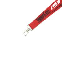 China Eco Friendly Polyester Lanyards 20mm Width Dye Sublimation Printing Custom Logo for sale