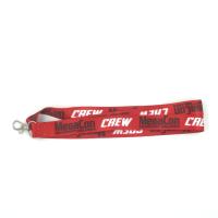 China Eco Friendly Polyester Lanyards 20mm Width Dye Sublimation Printing Custom Logo for sale