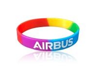 China Custom Segmented Silicone Wristbands 202x12x2mm Debossed Fill Color Promotional Bracelets for sale