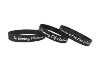 China Custom Silicone Wristband 190x12mm Promotional Adjustable Sports Bracelet for Events for sale