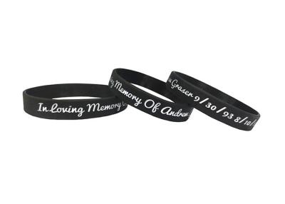 China Custom Silicone Wristband 190x12mm Promotional Adjustable Sports Bracelet for Events for sale