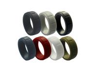 China Non Corrosiveness Silicone Awareness Bracelets 68x12x2mm Low Cadmium for sale
