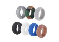 China Non Corrosiveness Silicone Awareness Bracelets 68x12x2mm Low Cadmium for sale
