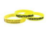 China Custom Logo Silicone Rubber Wristband 202x25x2mm Two Sides Color Promotional Bracelet for sale