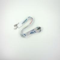 China Custom Dye Sublimation Polyester Lanyard 25mm Width 1mm Thickness Full Color Printing for sale