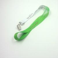 China Promotional Dye Sublimated Lanyards White Polyester Lanyard Gradient Color for sale