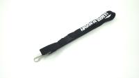 China Personalized Black Custom Tubular Lanyards Printed Neck Strap With Swivel J Hook for sale