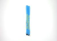 China 540mm/1080mm Length Personalized Breakaway Lanyards Sky Blue For Advertising for sale