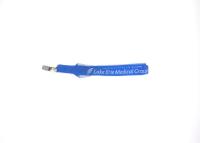 China Custom Woven Neck Lanyards 800-920mm Polyester with Metal Badge Clip for sale