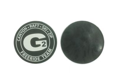 China Custom Military Round PVC Rubber Patches 3D Embossed Logo 500 Pcs MOQ for sale