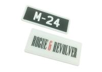 China Embossed Sewn Single Custom Patches 3D PVC Badge Appliques With Button Loop for sale