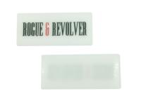 China Embossed Sewn Single Custom Patches 3D PVC Badge Appliques With Button Loop for sale