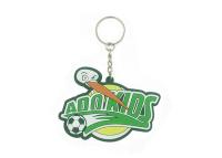 China Custom Rubber Keychains 3D Design Eco Friendly PVC Promotional Advertising 3mm Thickness for sale