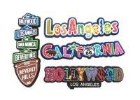 China Custom PVC Fridge Magnets 2x2 inch Travel Souvenir Decorative Promotional Gifts for sale