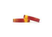 China Custom Logo Debossed Sports Silicone Wristbands 250x12x2mm Without Color Infilled for sale