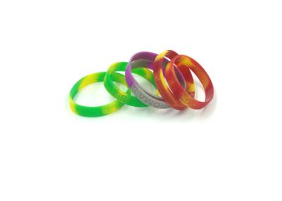 China Custom Logo Debossed Sports Silicone Wristbands 250x12x2mm Without Color Infilled for sale