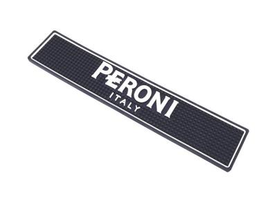 China Custom Printed PVC Rubber Bar Mats 60x60x4mm Highly Absorbent Non Slip Beer Coasters for sale