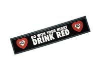 China Customized Logo Plastic Soft PVC Bar Mat CMYK Color Low Cadmium Material for sale
