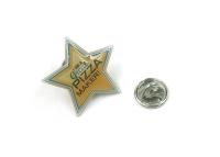 China Custom Enamel Pins 25mm Magnetic Badge CMYK Color with Bright Plating for Bags Jackets for sale