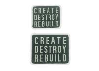 China Customized Design Peel And Stick Embroidered Patches Environmental Friendly for sale